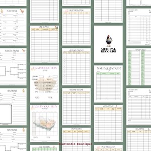 Chicken Logbook, Hen Journal, Chicken Keeper, Rooster, Farm Log ...