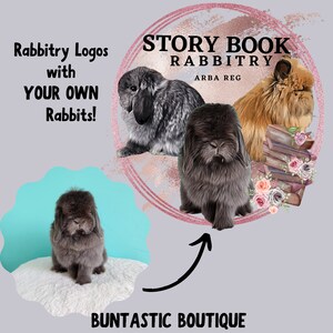 Rabbitry Logos, Your Photo Logos, Watercolor Logos, Farm Logos, Hobby ...