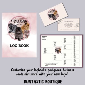 Rabbitry Logos, Your Photo Logos, Watercolor Logos, Farm Logos, Hobby ...