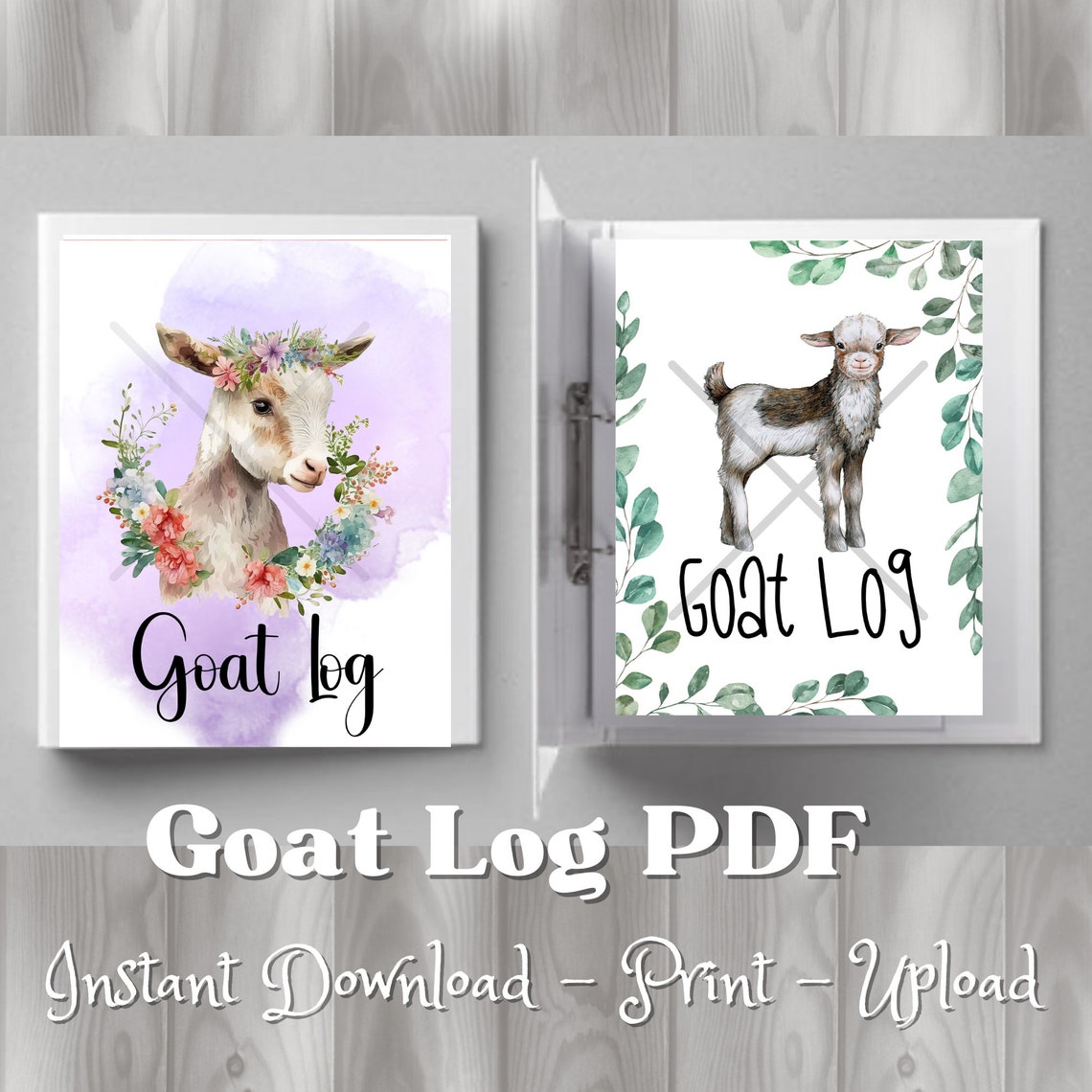 47PG Goat Logbook Goat Journal Goat Keeper Goat Farm Log - Etsy