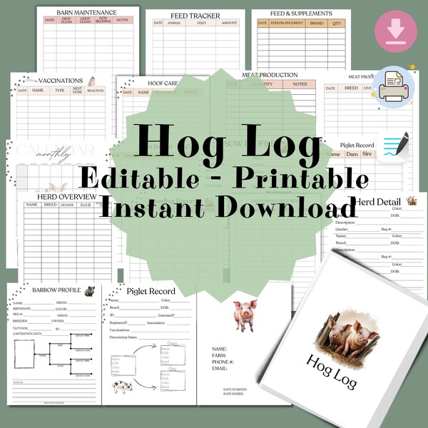 Hog - Etsy