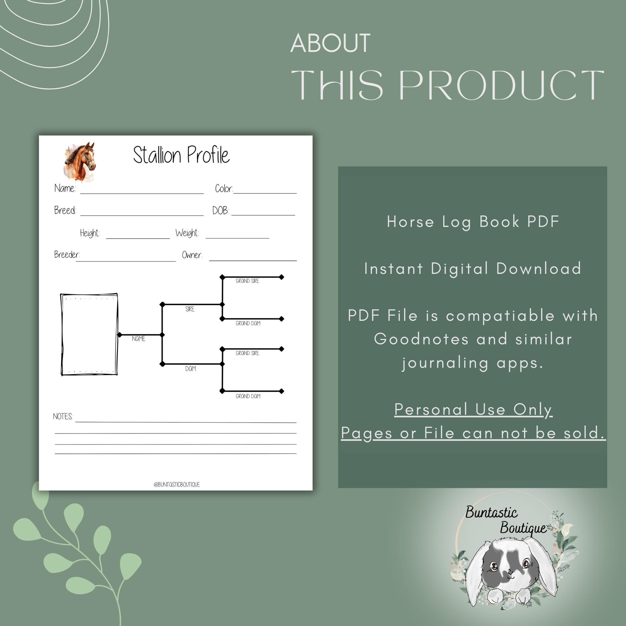 Horse Log Book: Equestrian Planner, Show Records, Breeding Tracker ...