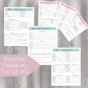 Ultimate Dog Log, Dog Journal, Dog Print Out, Dog Breeding Log ...