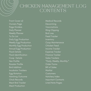 Chicken Logbook, Hen Journal, Chicken Keeper, Rooster, Farm Log ...
