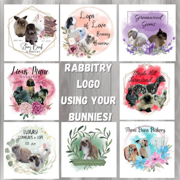 Custom Rabbitry Logo - Etsy