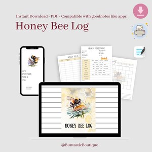 Apiary Log, Bee Hive, Honey Bee Log, Bee Log, Bee Journal, Save the Bees, Bee Hive Journal, Bee ...