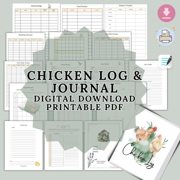 Chicken Tracks - Etsy