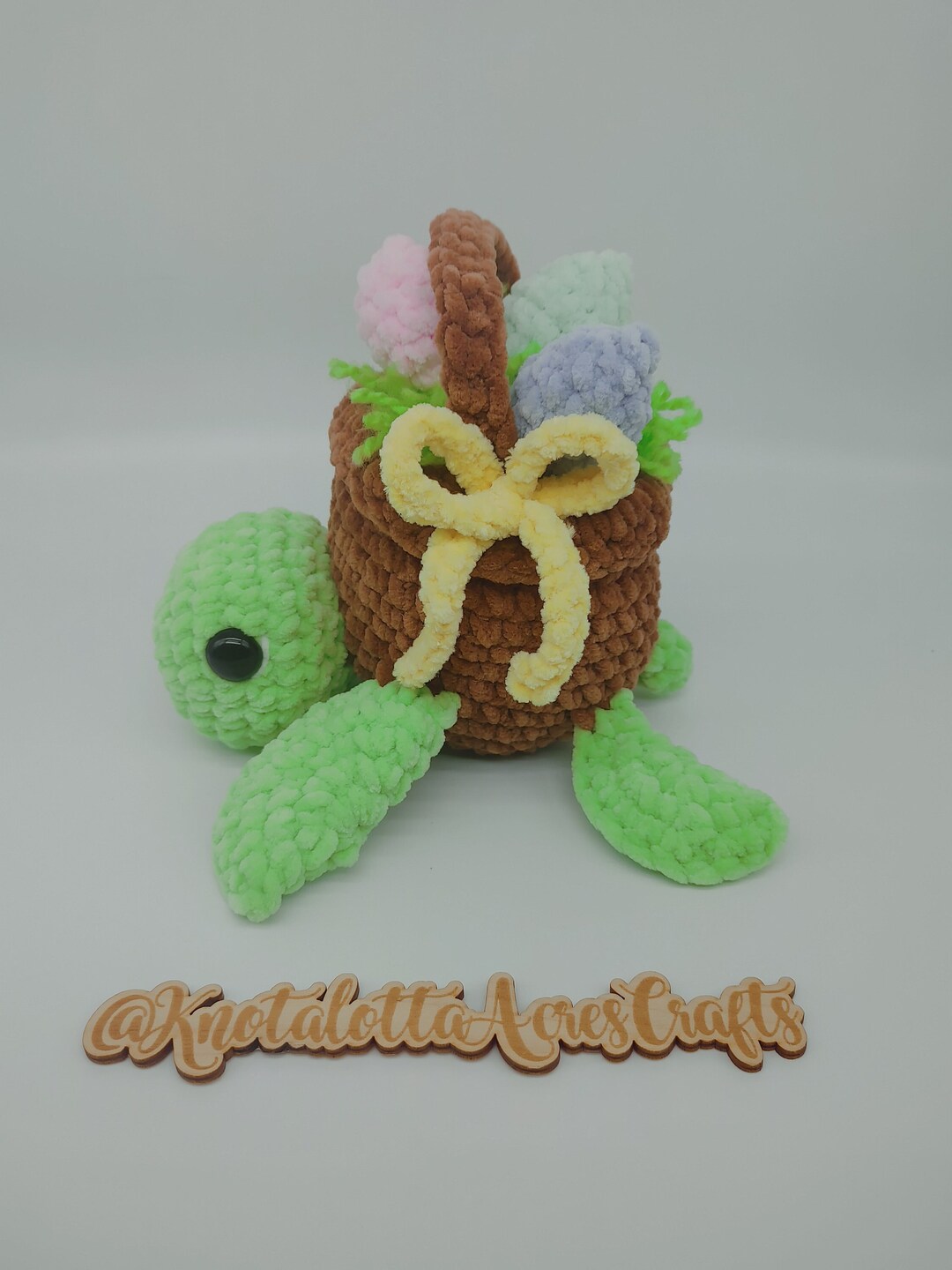 Easter Turtle, Easter Basket Turtle, Crochet Turtle, Turtle Gift ...