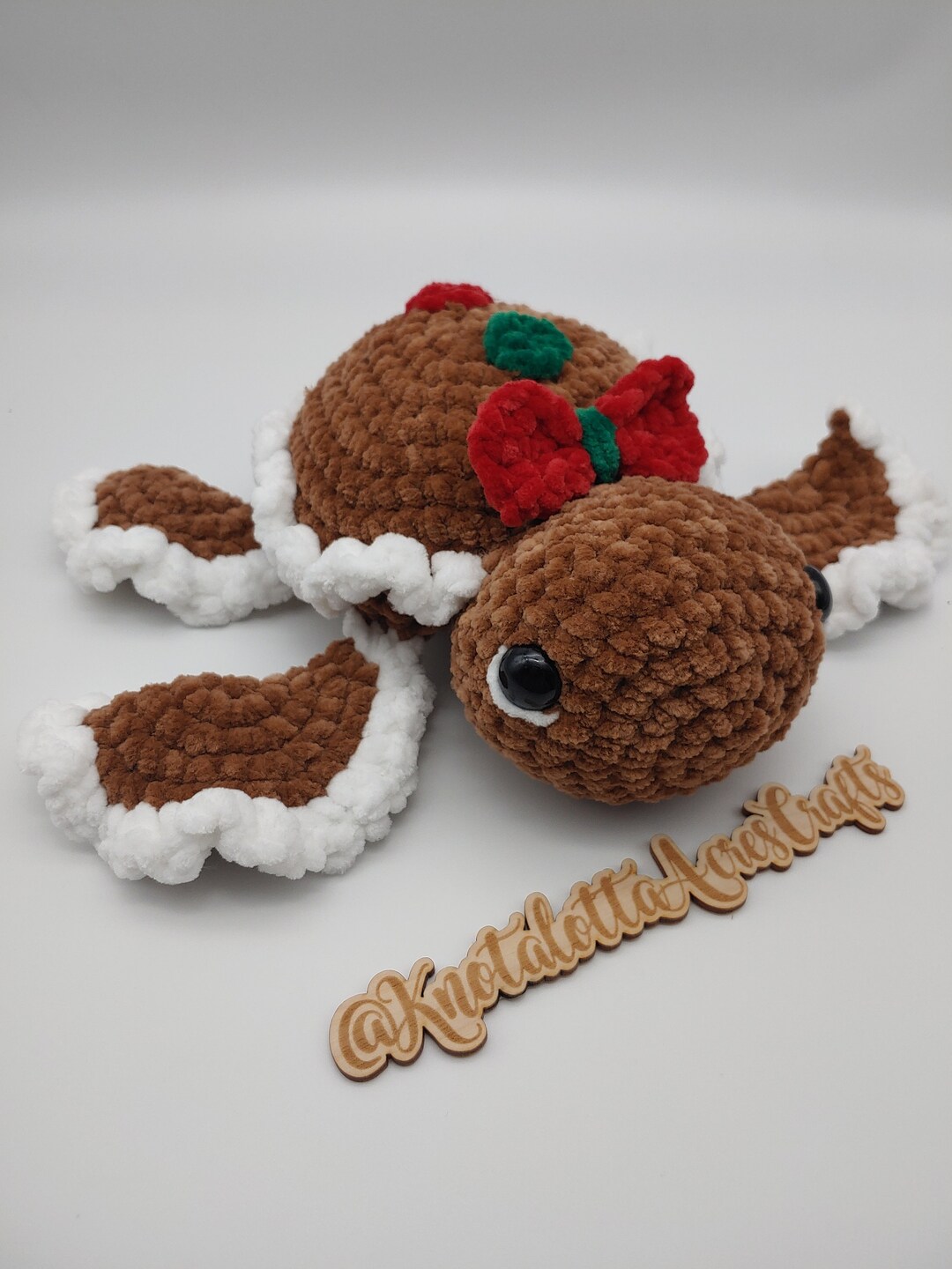 Gingerbread Turtle, Holiday Turtle, Christmas Turtle, Turtle Gift - Etsy