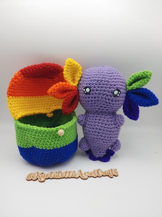 Rainbow Axolotl-hatching Axolotl-kaytedid Axolotl - Etsy