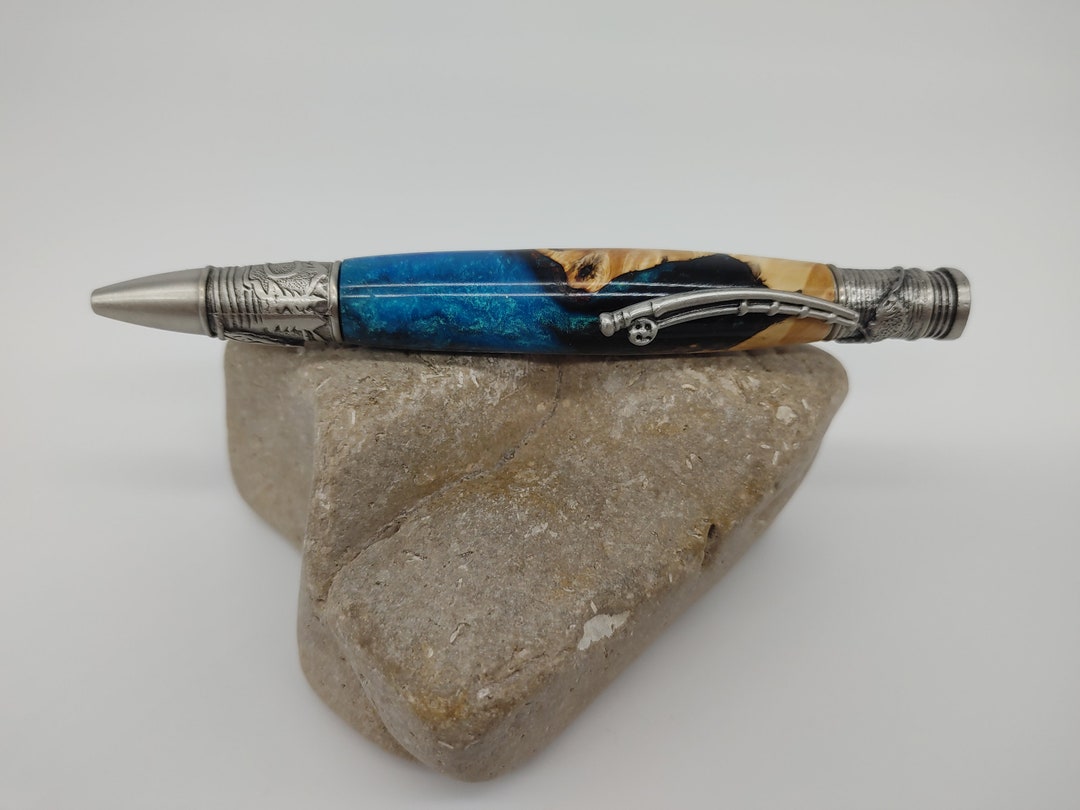 Fly Fishing Pen, Hybrid Pen, Acrylic/wood Pen, Fly Fishing Gift, Gift ...