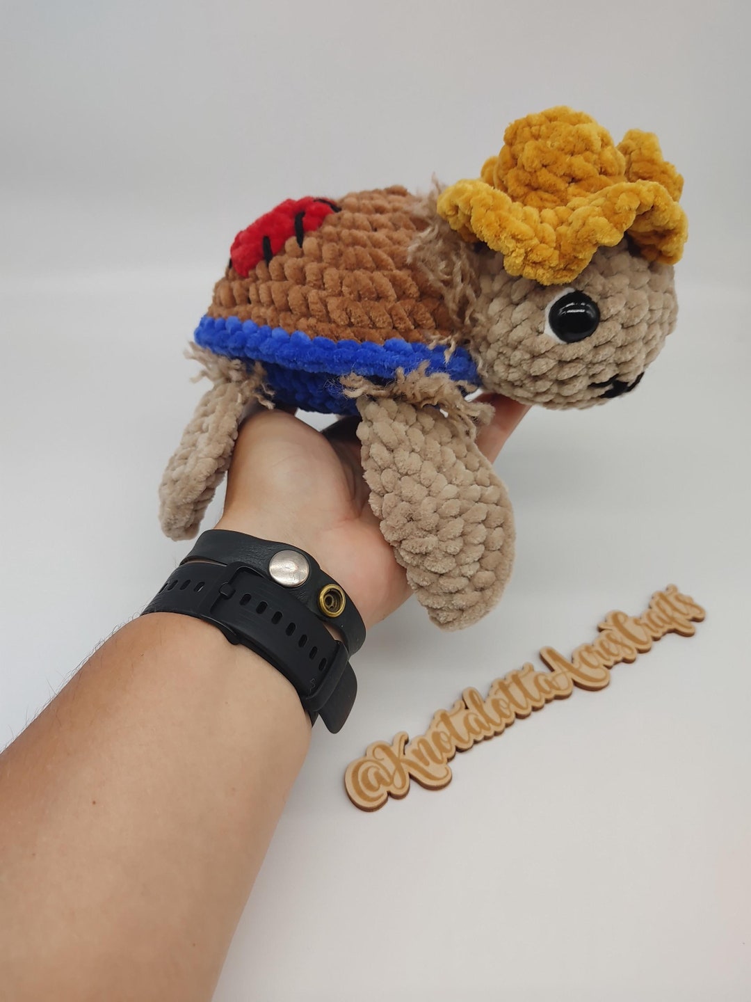 Crochet Scarecrow Turtle Plush: Autumn Decor, Harvest Gift - Etsy