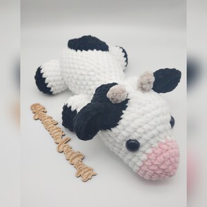 Sleepy Cow - Cow Plushie - Crochet Cow - Cow Toy - Cow Gift - Etsy