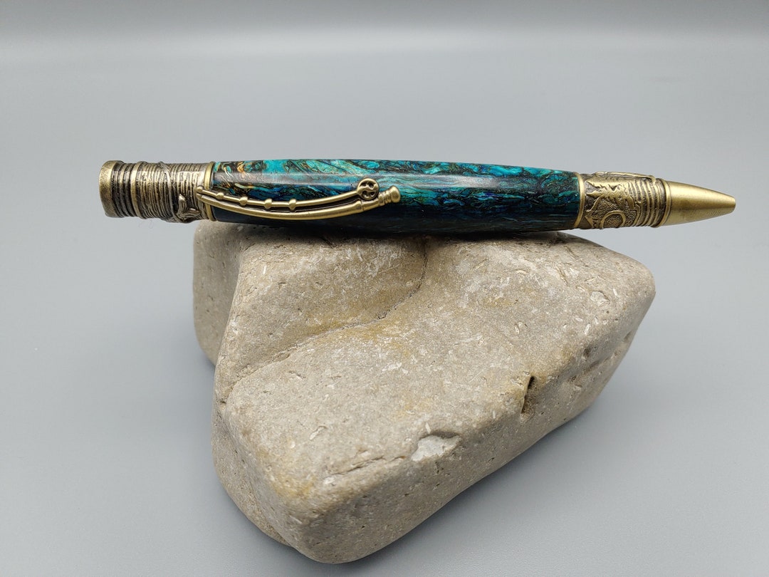 Fly Fishing Pen, Hempwood Pen, Antique Brass Pen, Fly Fishing Gift ...