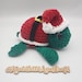 Santa Turtle, Mrs Claus Turtle, Christmas Turtles, Turtle Gift - Etsy