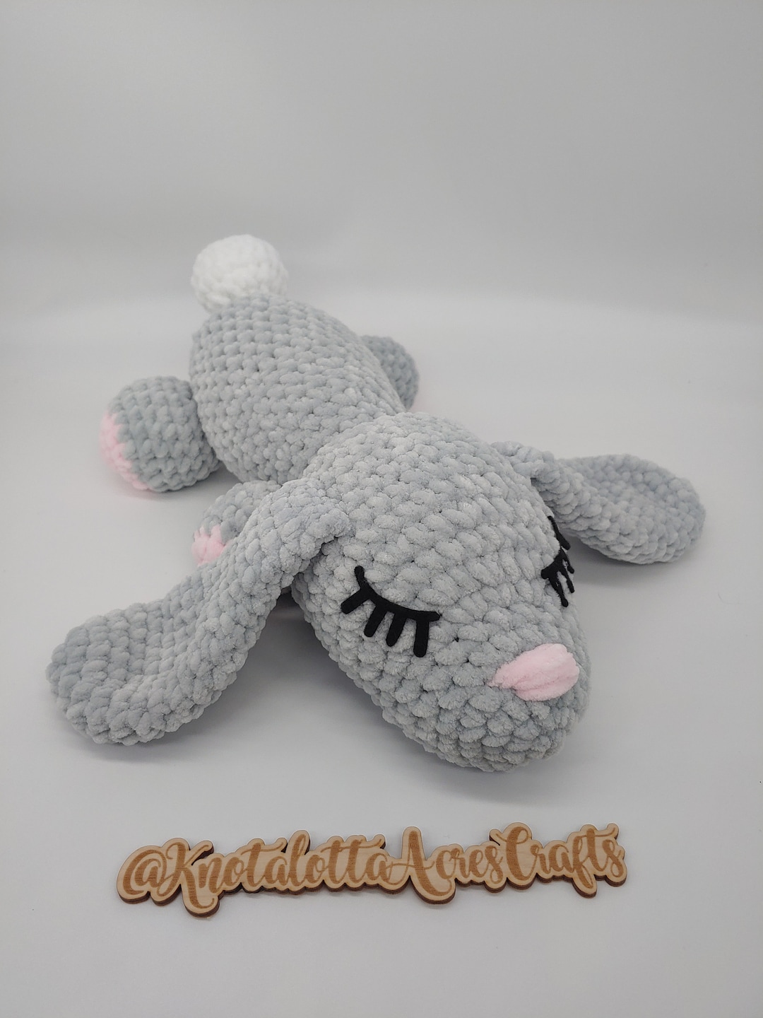 Sleepy Bunny, Crochet Bunny, Plush Bunny, Easter Gift, Easter Bunny ...