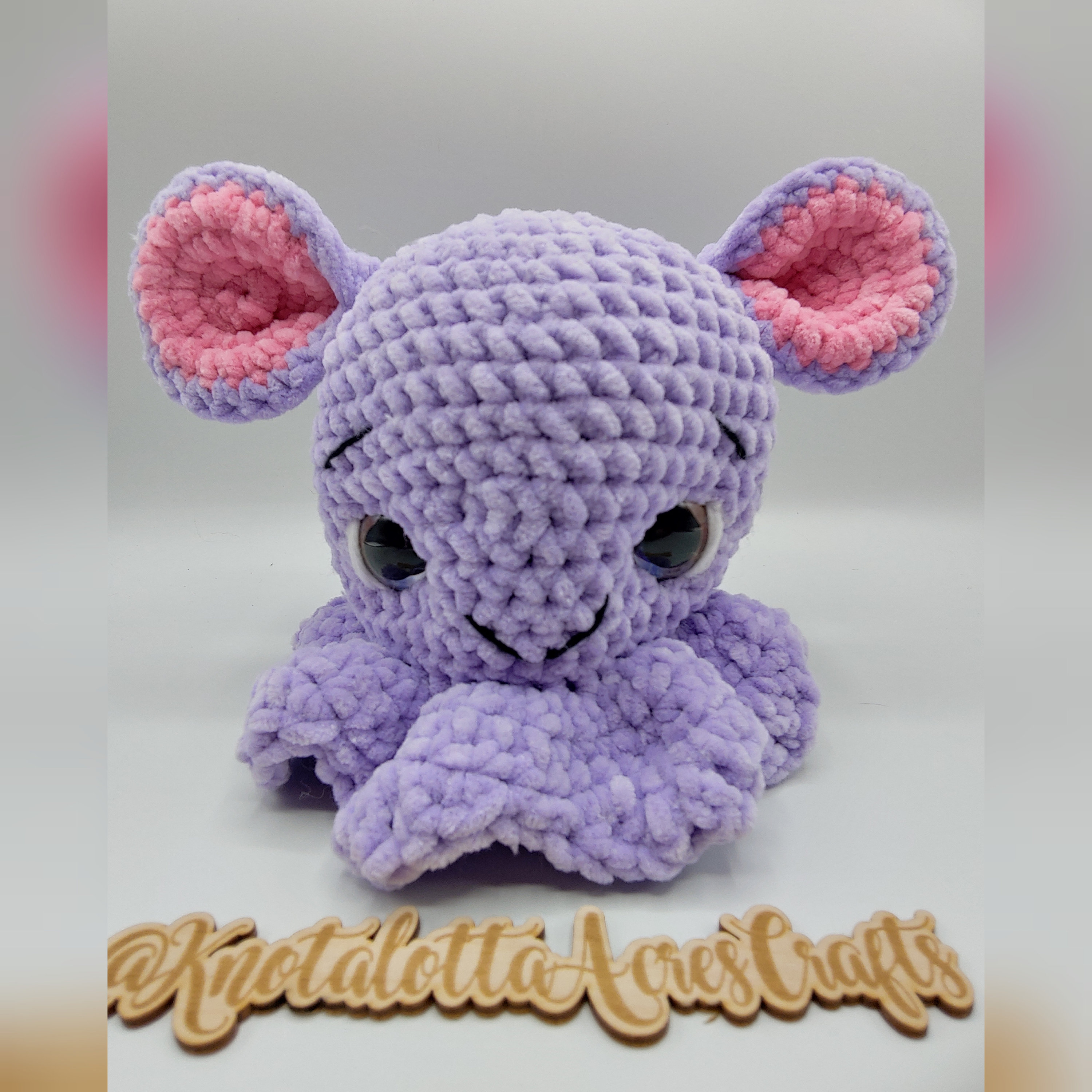 Crochet Dumbo Octopus Plush: Soft Stuffed Animal Toy - Etsy Australia