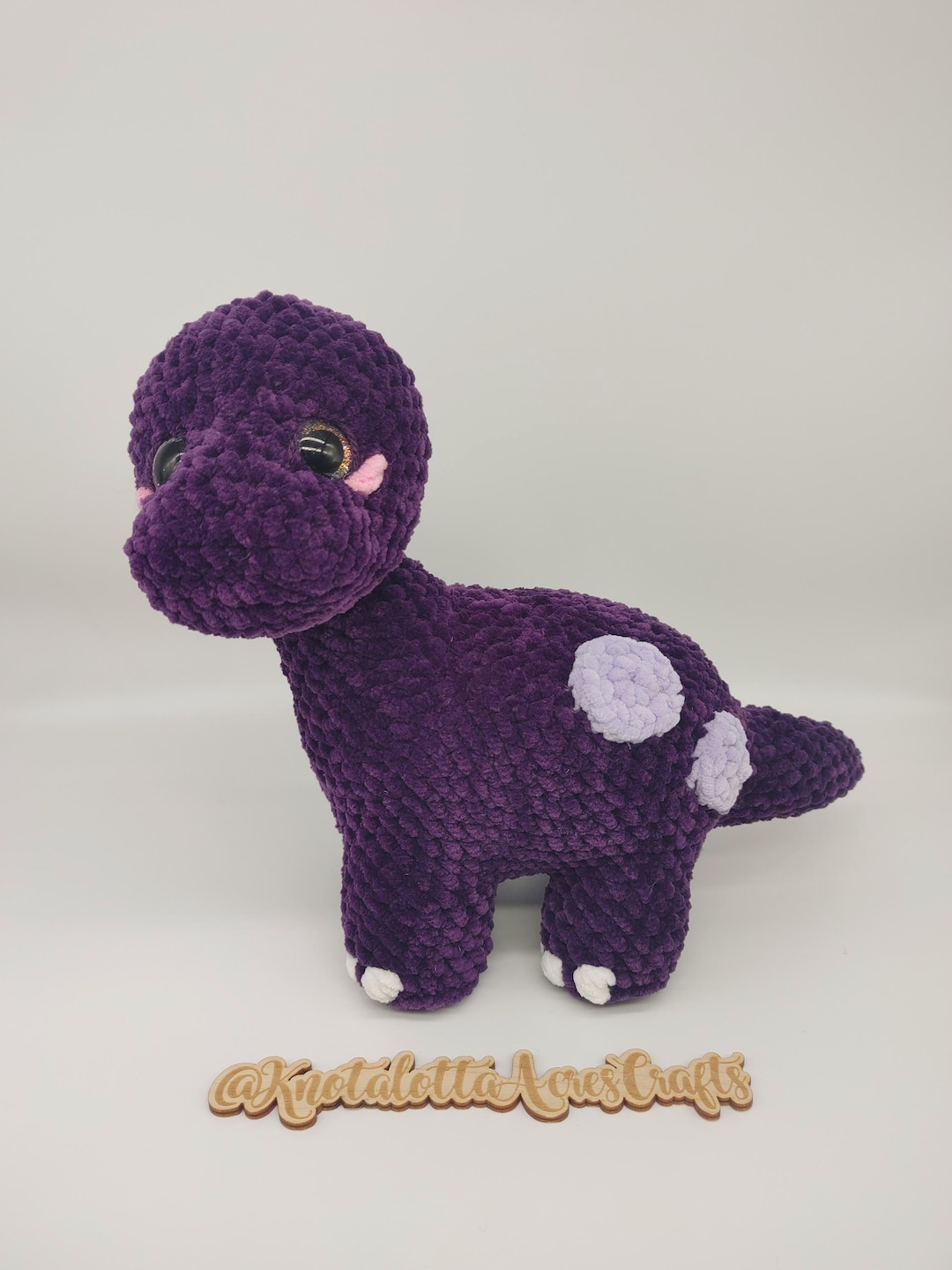 Brontosaurus, Crochet Brontosaurus, Crochet Bronto, Crochet Dino ...