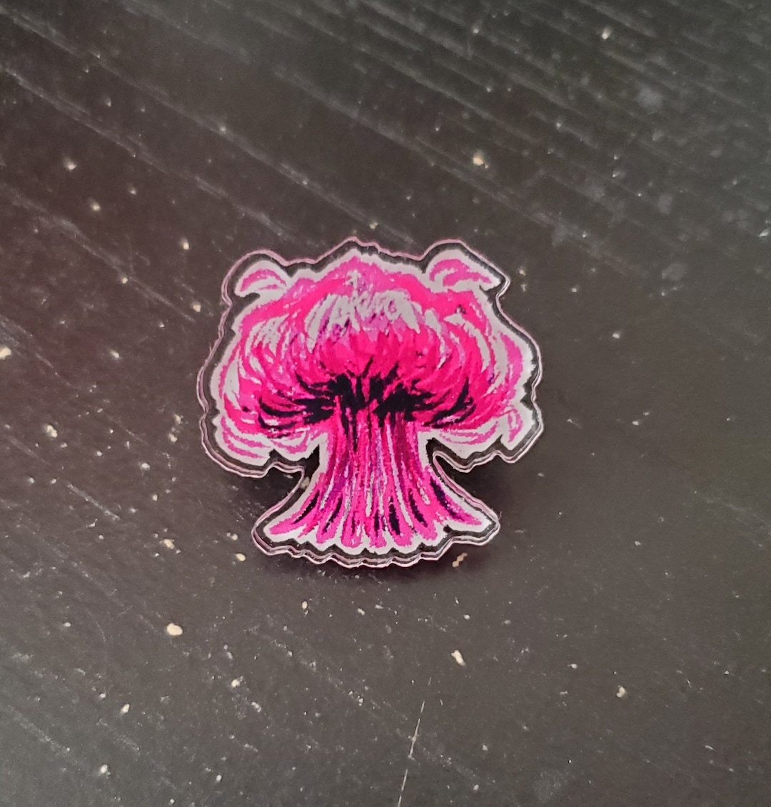 Pink Explosion Pin (unintentional Barbenheimer) - Etsy