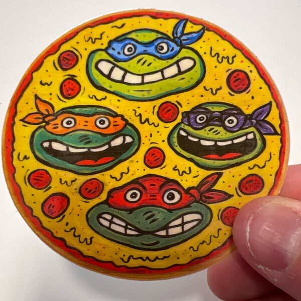 Ninja Turtle Pizza - Etsy
