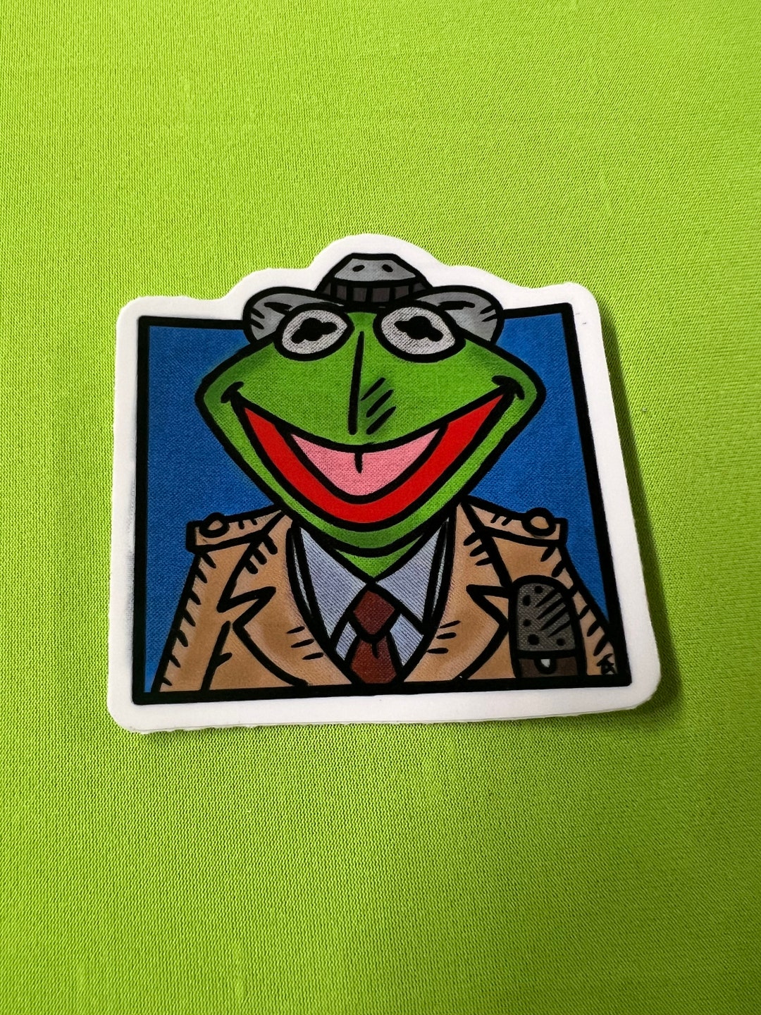 News Reporter : Kermit the Frog - Etsy