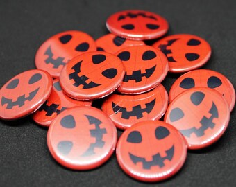 Jack O Lantern Halloween Pumpkin 2 1/4 Inch Halloween Button - Etsy