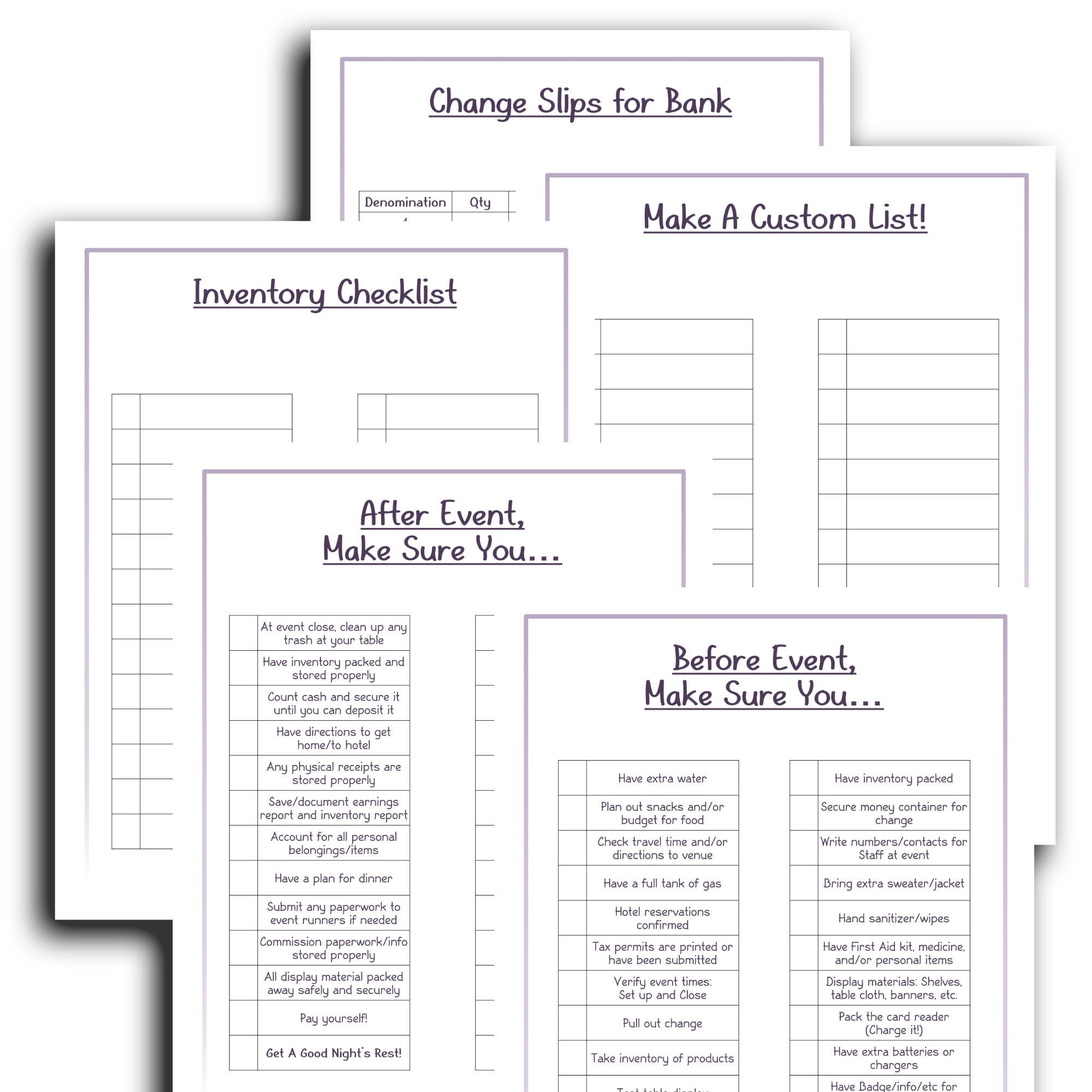 Printable Artist Alley Cheat Sheet for Beginner - Etsy