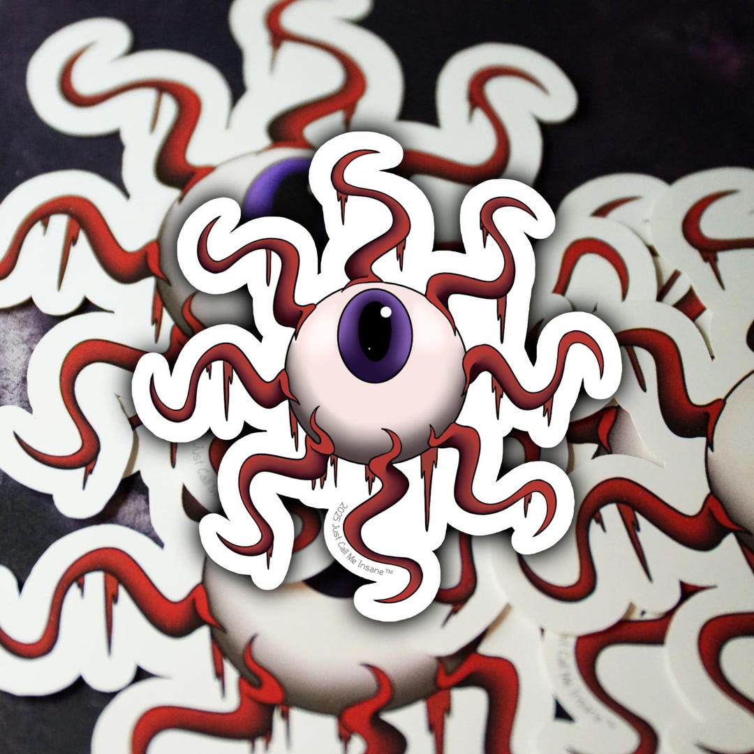 Horror Creepy Witch Magic Book Large Sticker Goth Planner Cute and ...