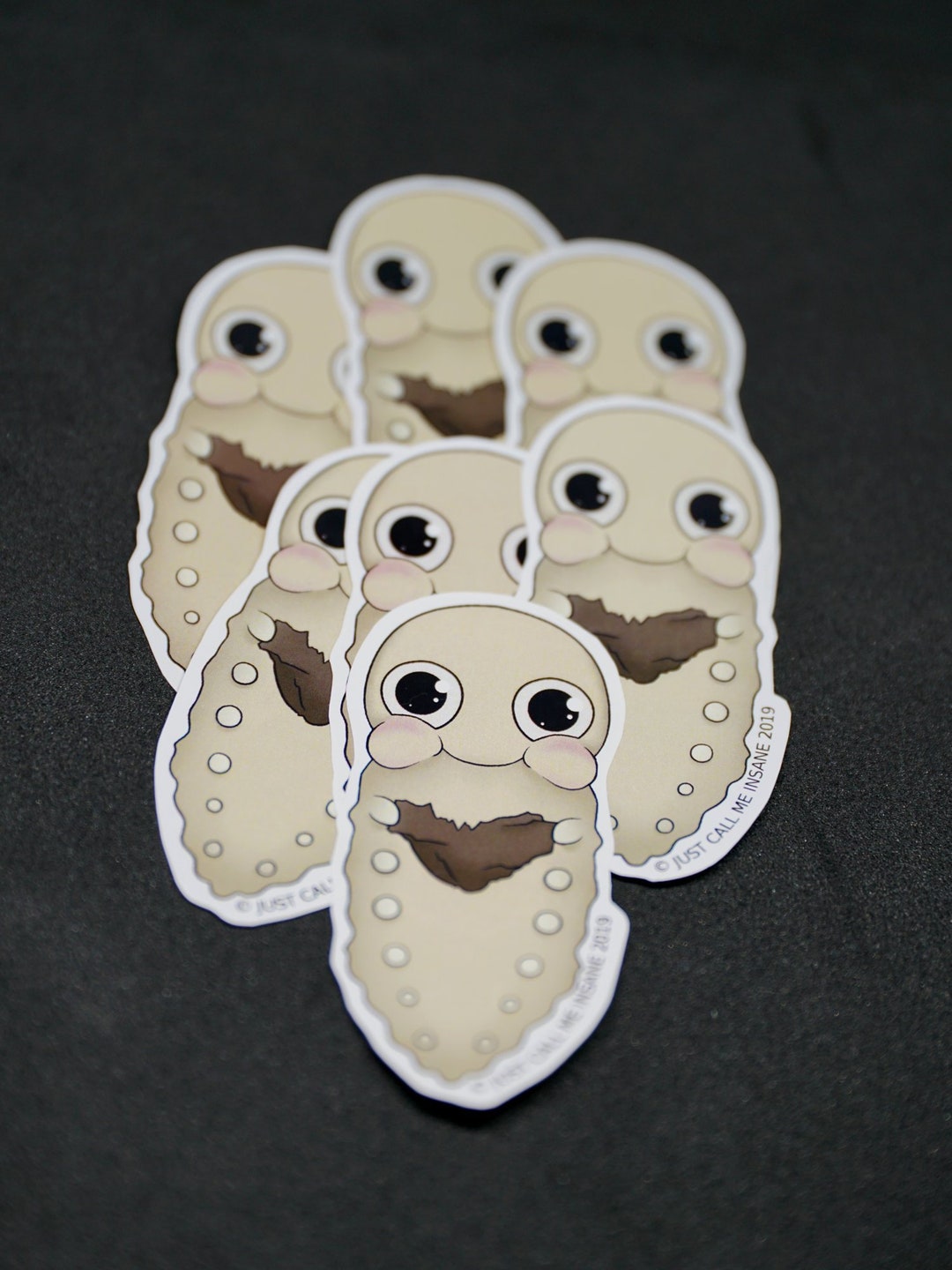 Die Cut Maggot Sticker Monsters Horror Bugs Insect Stickers Kawaii Bugs ...