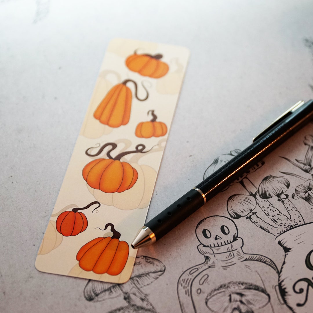 Bookmarks Reading Accessories Halloween Bookmark Pumpkins Festive ...