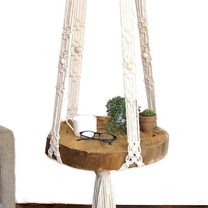 Macrame Pattern Hanging Table || Beginner - Intermediate || DIY Macrame ...