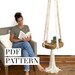 Macrame Pattern Hanging Table || Beginner - Intermediate || DIY Macrame ...