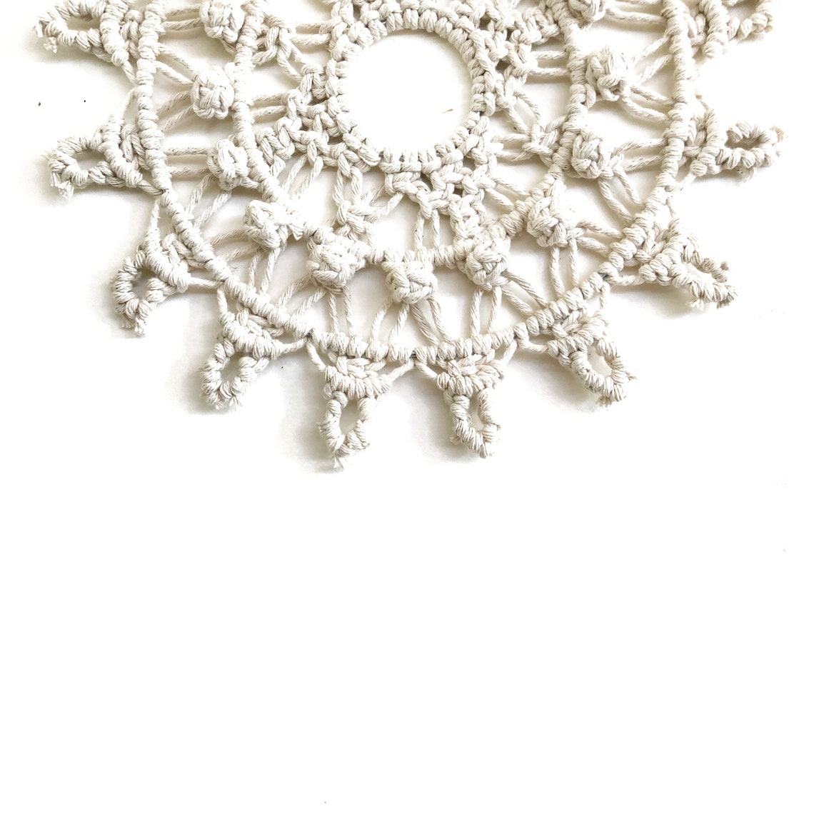 Macrame Mandala Tutorial Pattern Video Class Macrame | Etsy