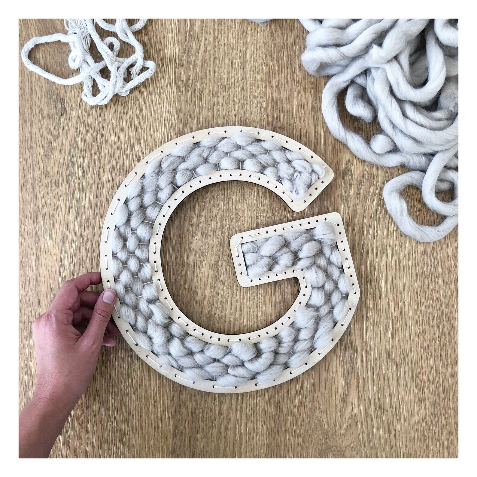 Letter Looms for Weaving Personalised Gift Kids Craft Kids | Etsy