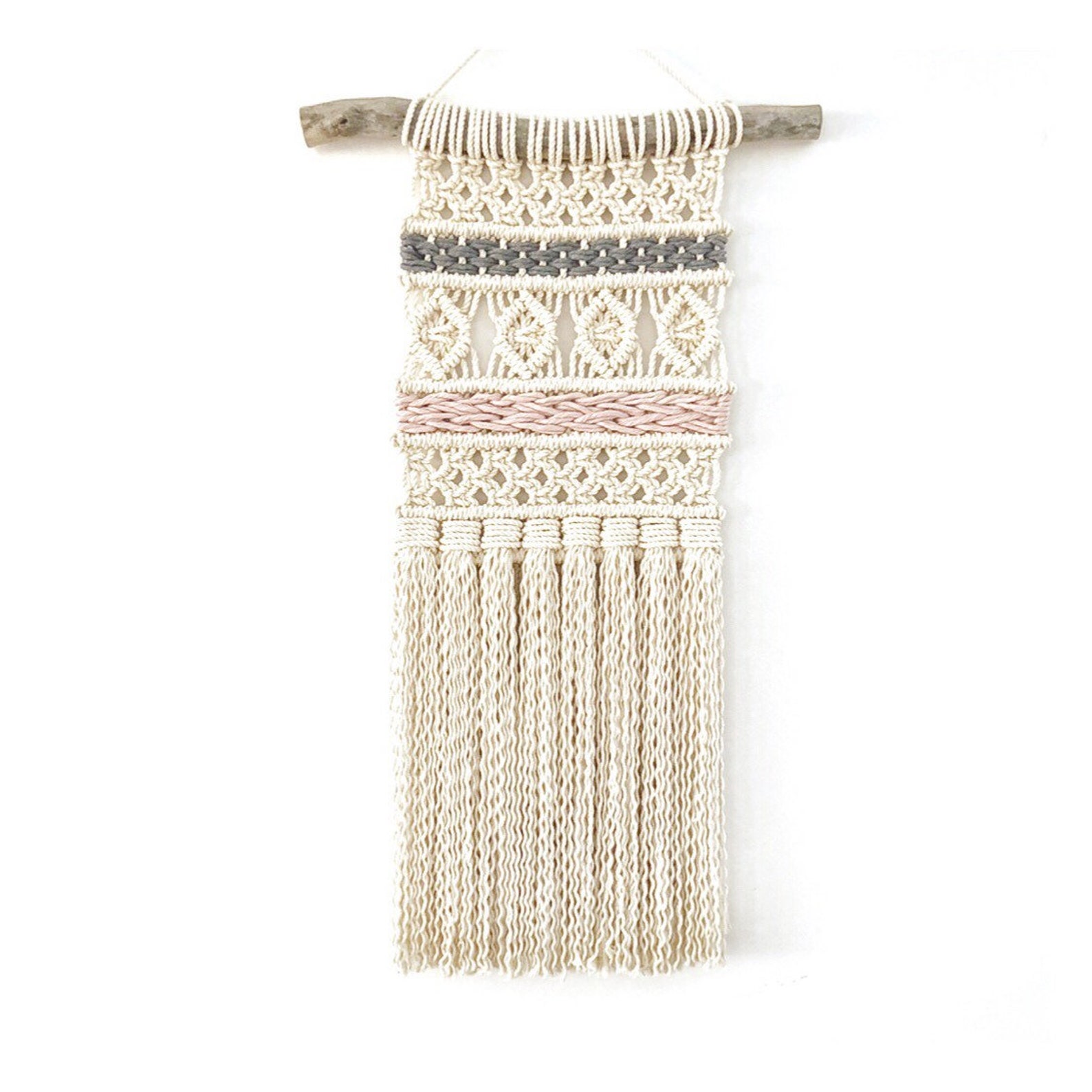 Macrame + Weaving Pattern for Wall Hanging "macraweave" DIY Beginners ...