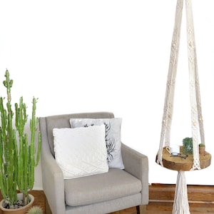 Macrame Pattern Hanging Table || Beginner - Intermediate || DIY Macrame ...