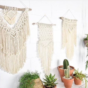 MACRAME TUTORIALS PACKAGE Beginner Friendly Patterns Video Classes Lessons Ecourse Learn Macrame ...