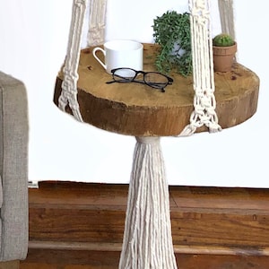 Macrame Pattern Hanging Table || Beginner - Intermediate || DIY Macrame, Manual, Step by Step ...