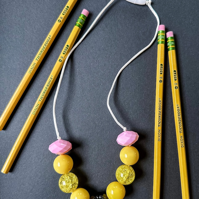 Back to School Necklace - Etsy