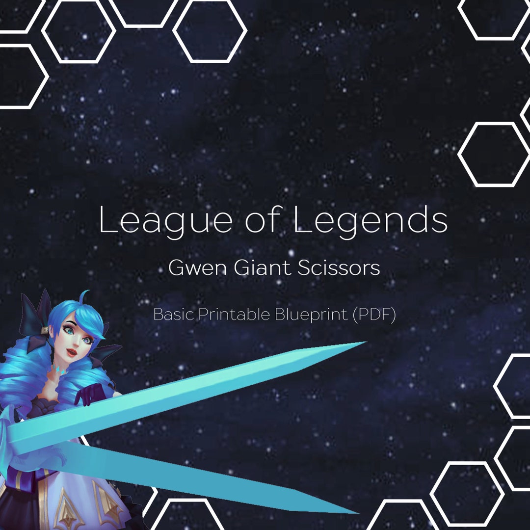 League of Legends Gwen Scissor & Needle Prop Blueprints - Etsy
