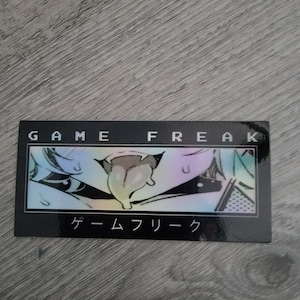 Game Freak Anime Sticker | Holographic Variation Available - Etsy