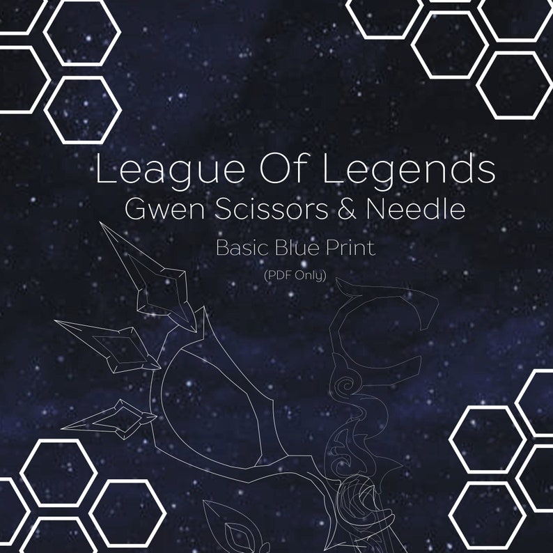 League of Legends Gwen Scissor & Needle Prop Blueprints - Etsy