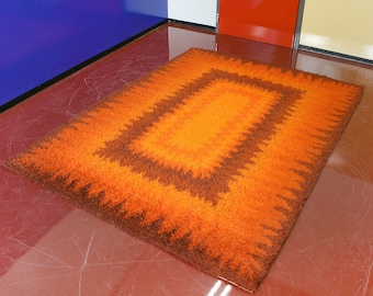 Mid Century Atomic Area Rug - Etsy