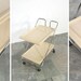 Vintage Creamy Beige Foldable Minibar Side End Table Dumbwaiter Bar ...