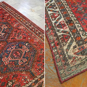 Vintage Handwoven Wool Large Area Red Turkish Rug Carpet - Etsy