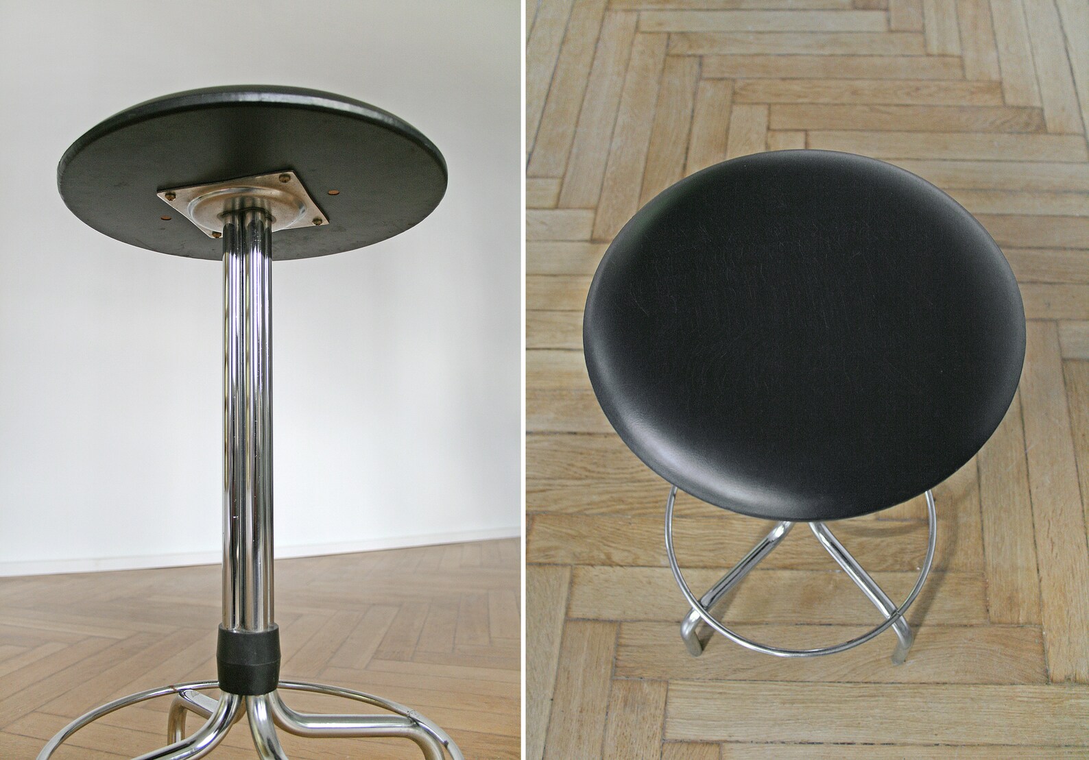 Tall Vintage Octopus Circular Chrome Industrial Bauhaus Black - Etsy