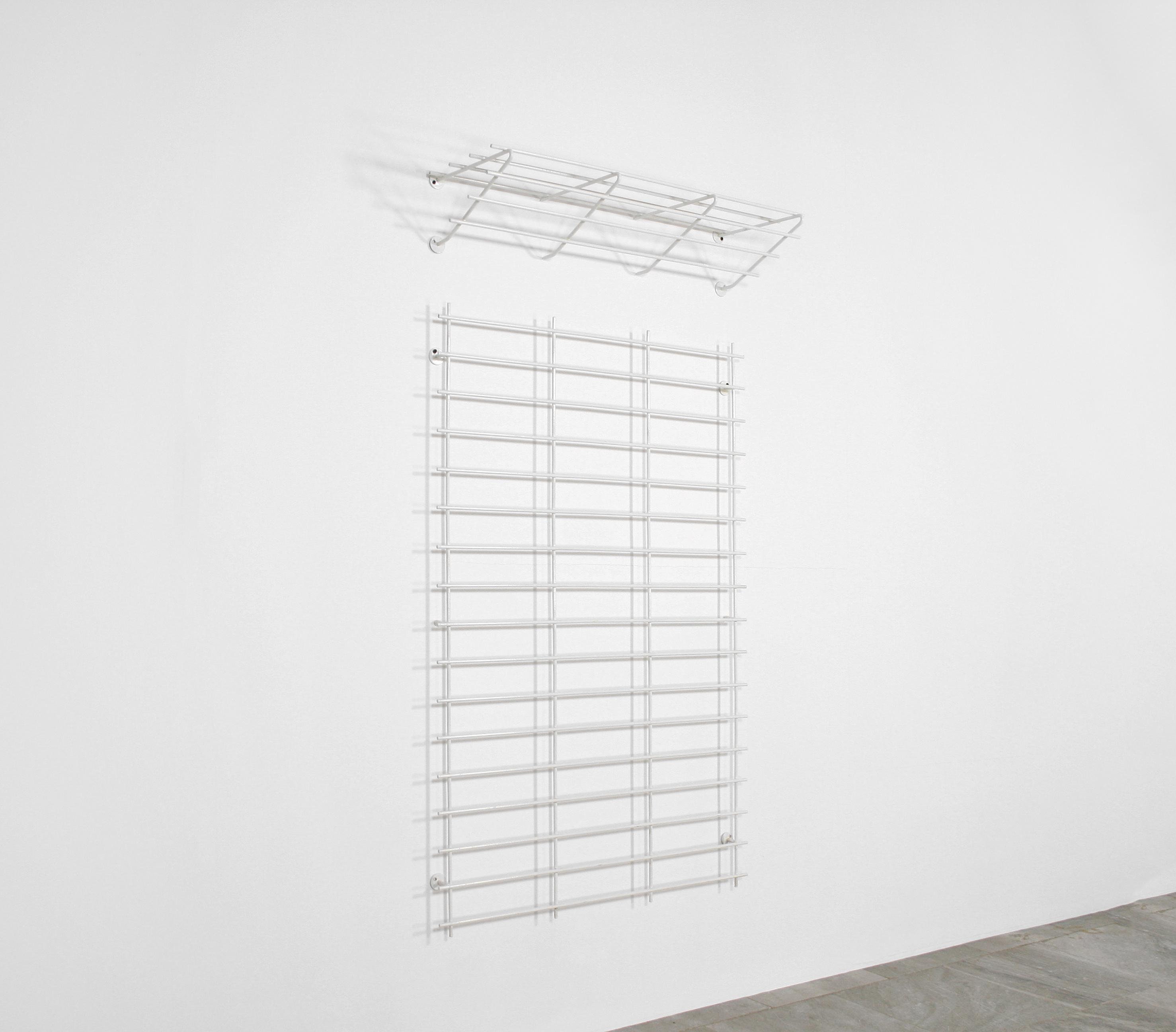 Vintage Friso Kramer Spectrum Dutch Minimalist White Deurne Wire Wall ...