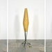 Vintage Novoplast Fibreglass Cocoon Floor Lamp Cast Iron Retro Mid ...