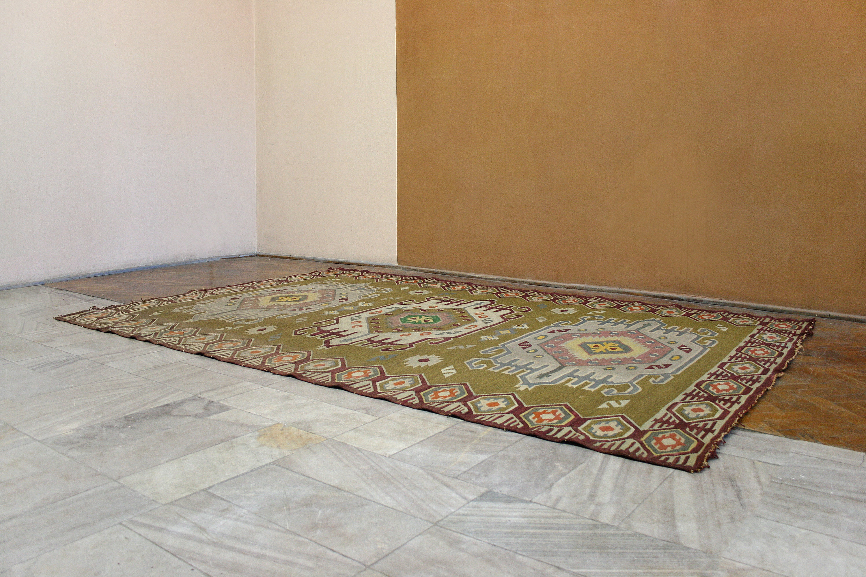 Large Vintage Traditional Polish Eastern European Handwoven | Etsy