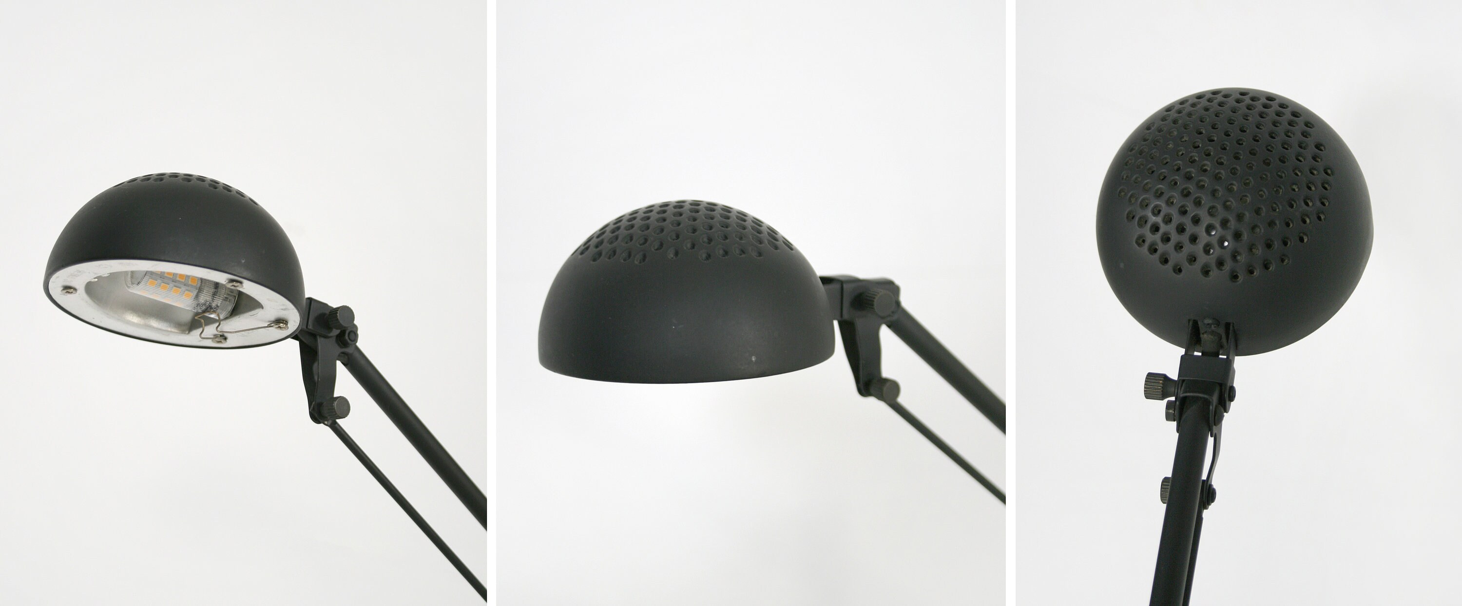 Vintage Stilplast Italian Postmodern Black Counter-balanced Halogen ...